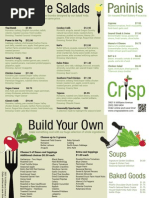 Menu Chopt Creative Salad Co | PDF | Pickling | Salad