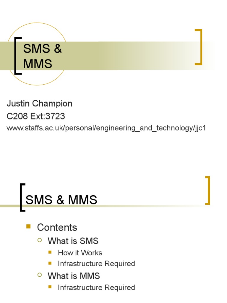 SMS MMS | PDF | Multimedia Messaging Service | Short Message Service
