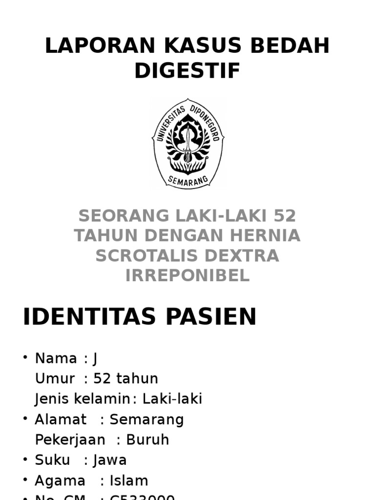 Laporan Kasus Bedah Digestif | PDF