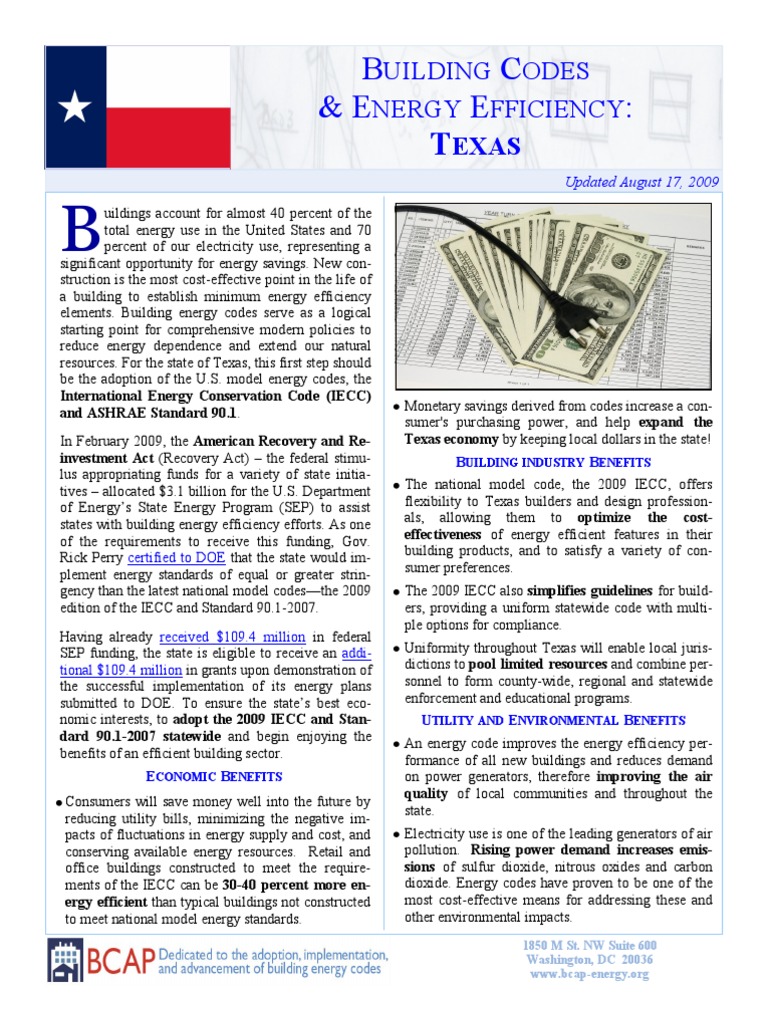 Texas Fact Sheet | PDF | World Energy Consumption | Efficient Energy Use