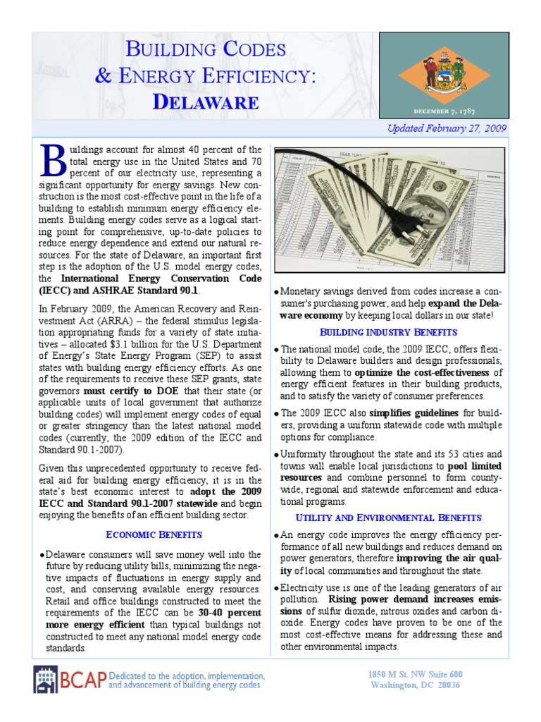 Delaware Building Codes & Energy Efficiency | PDF