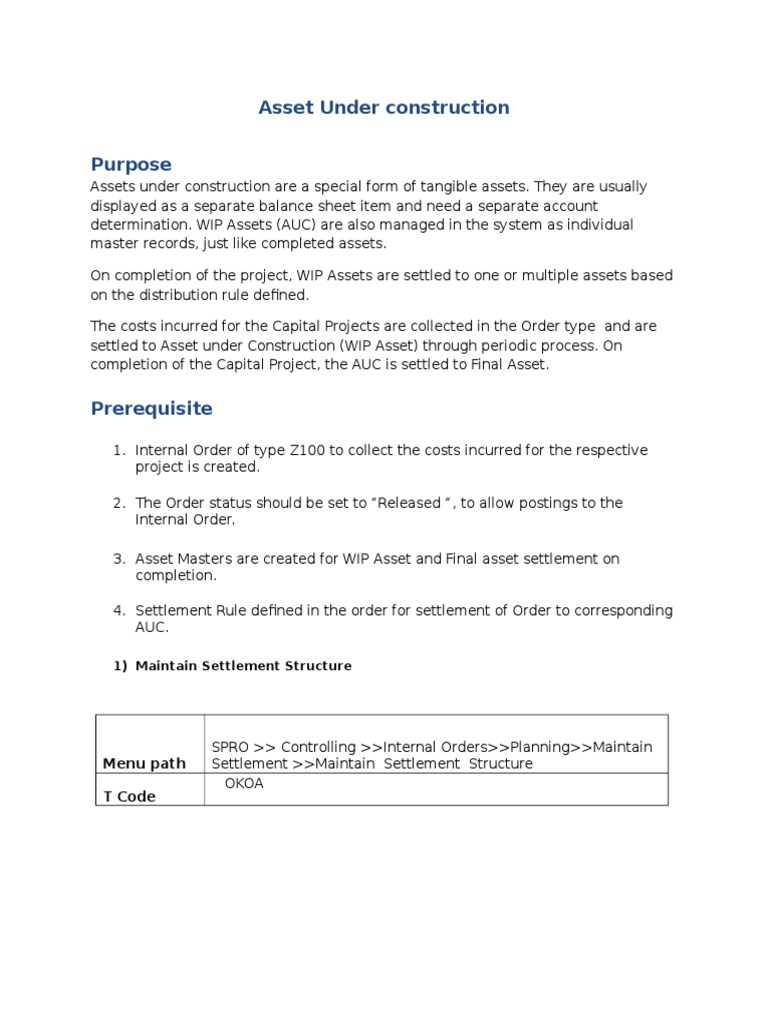 Asset Under Construction | PDF