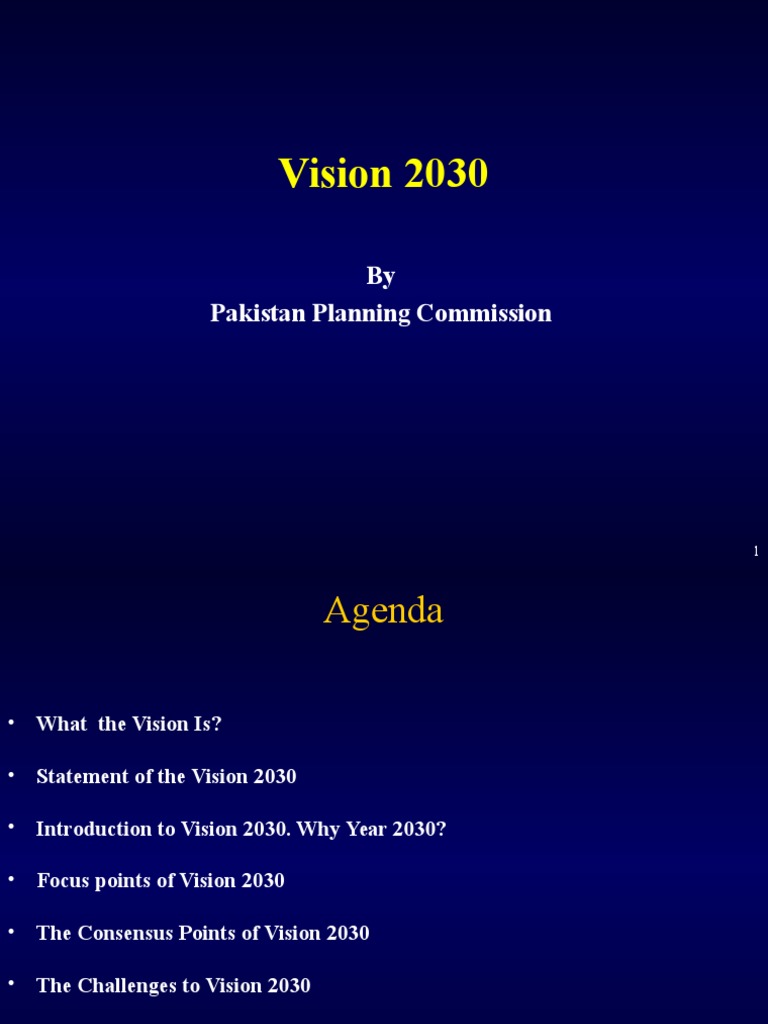 Vision 2030 | Pakistan | Sustainability | Free 30-day Trial | Scribd