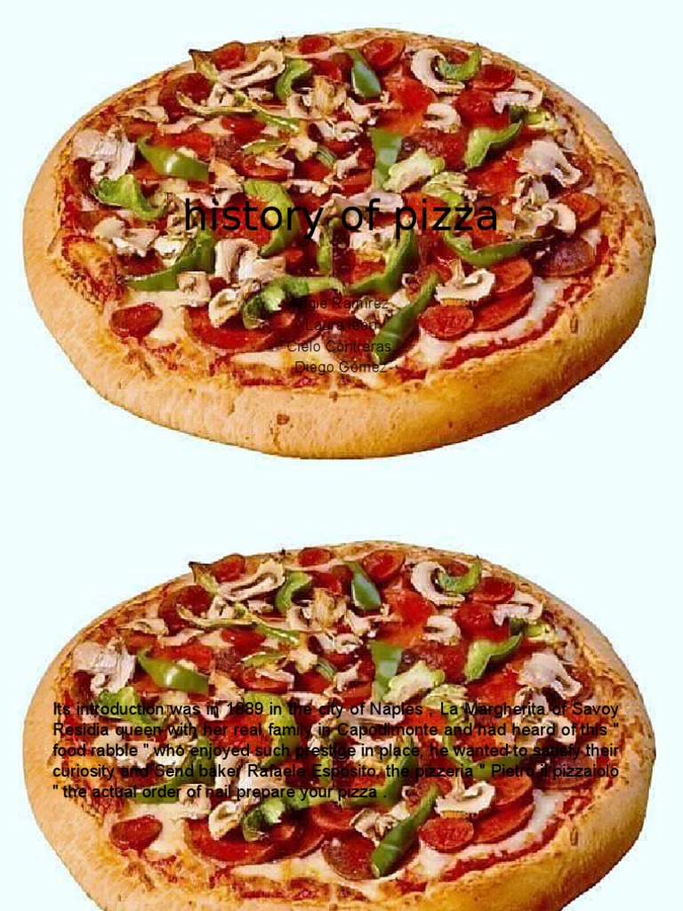History of Pizza en Ingles | PDF