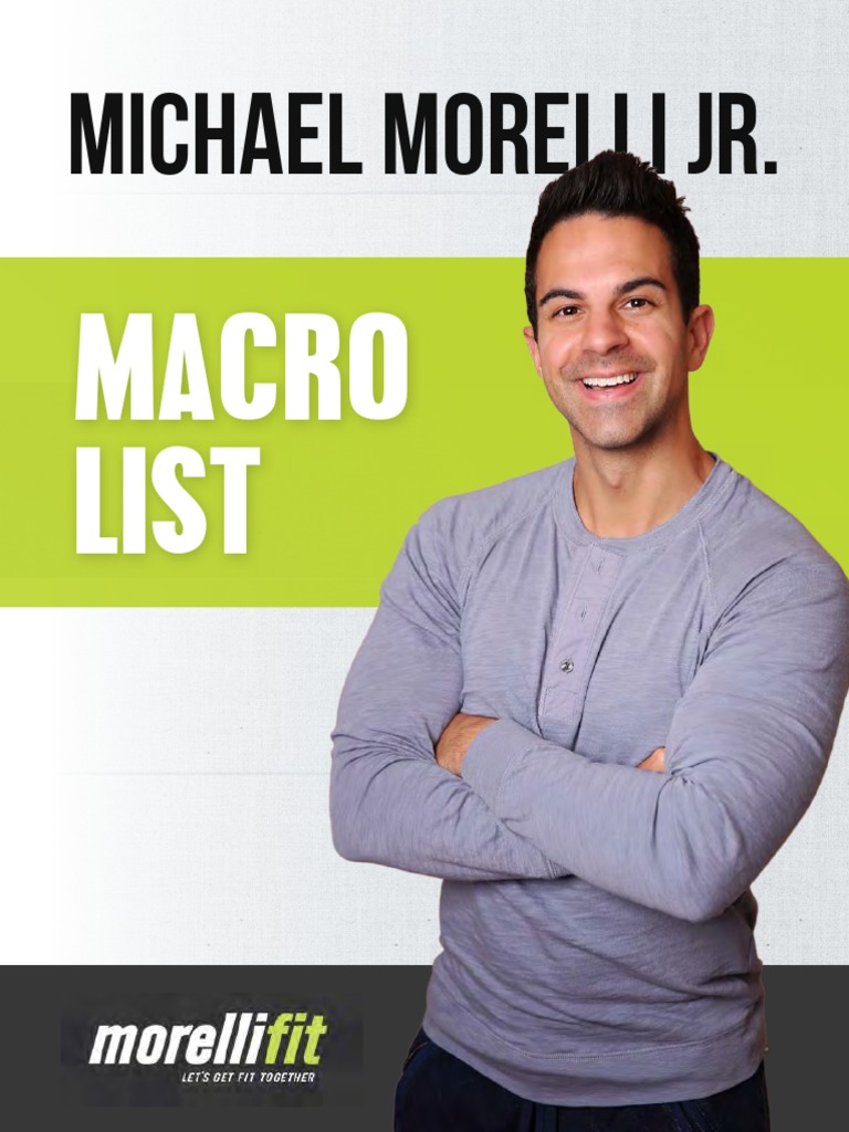 Michael Morelli JR.: Macro List | PDF | Nut (Fruit) | Fruit