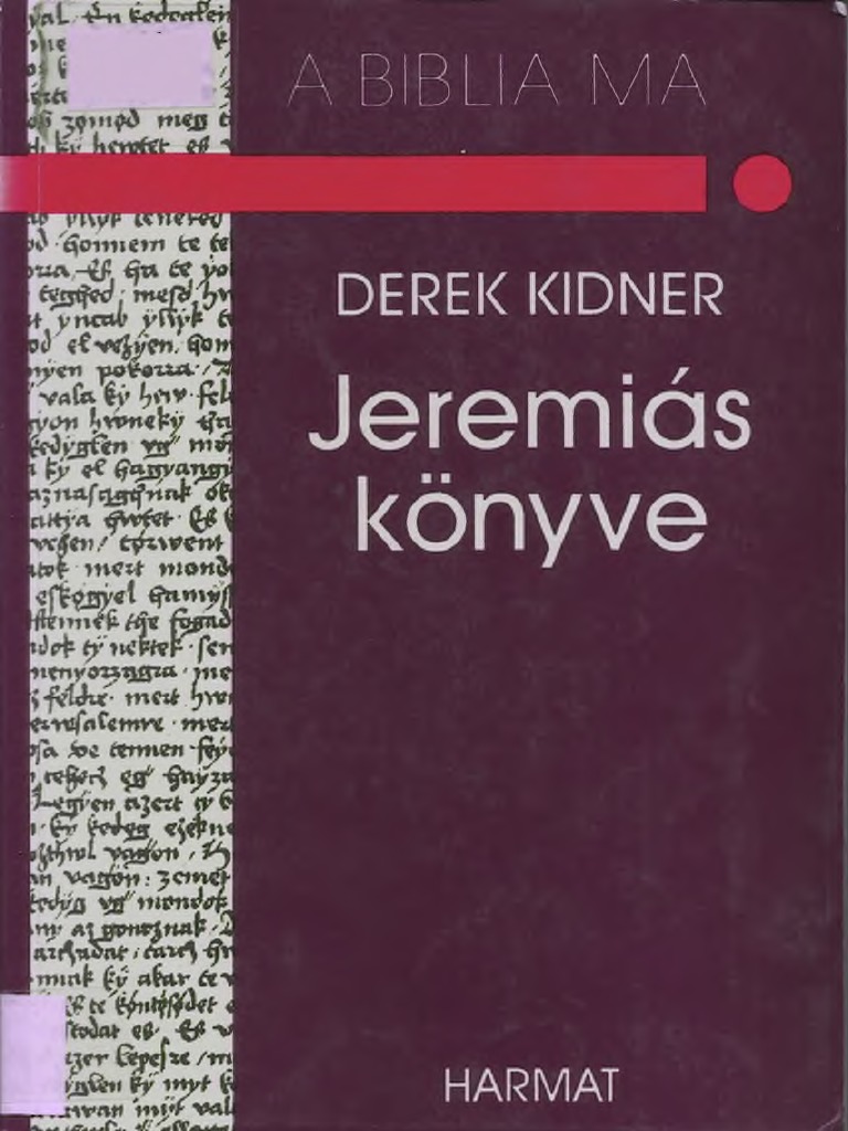 Derek Kidner - Jeremiás Könyve | PDF