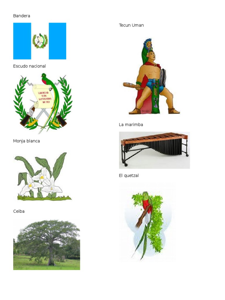 Simbolos Patrios de Guatemala | PDF
