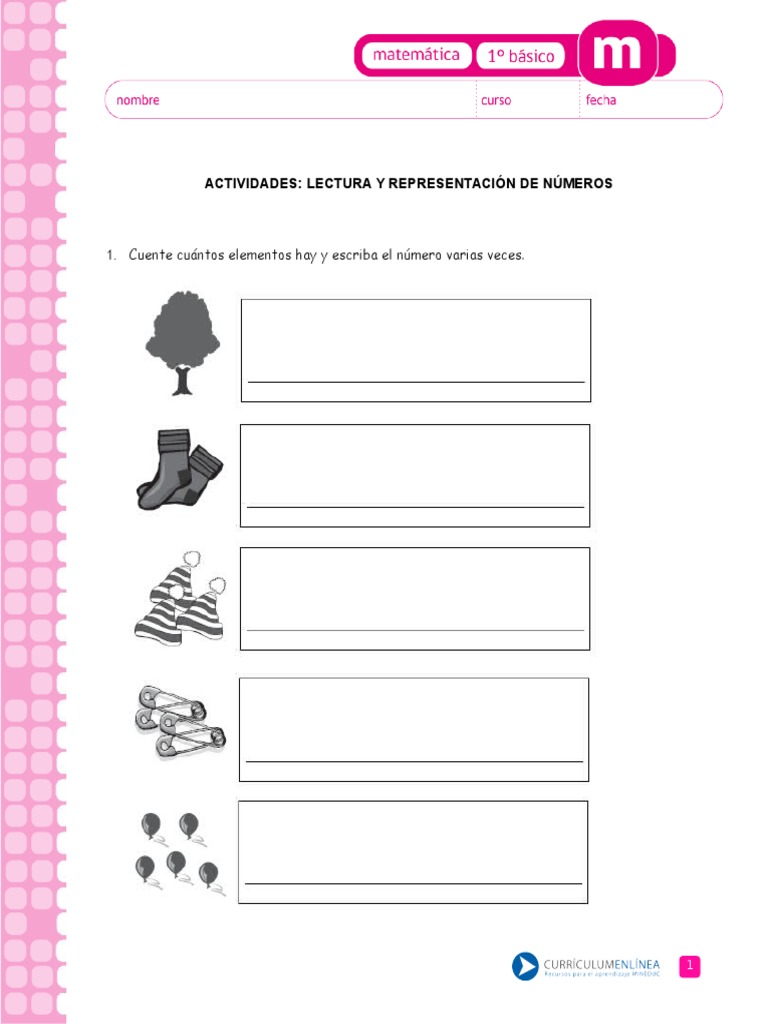 Actividades 1 Basico Matematicas | PDF | Estudios de idiomas extranjeros