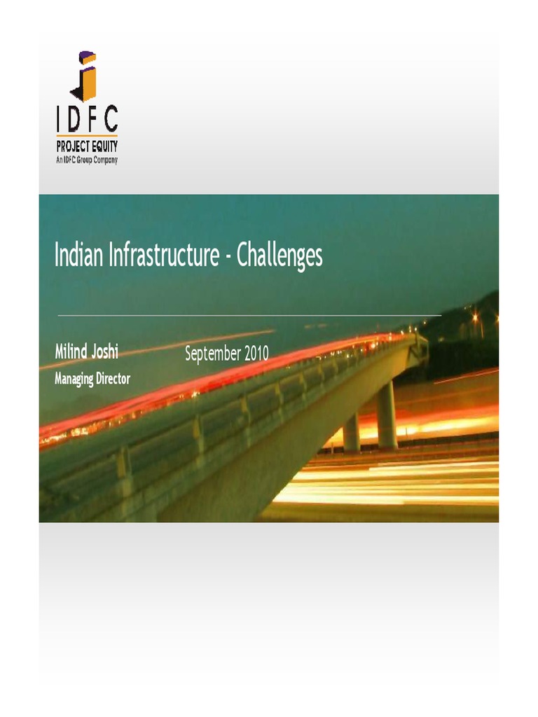 Indian Infrastructure Investment Challenges | PDF | Public–Private ...
