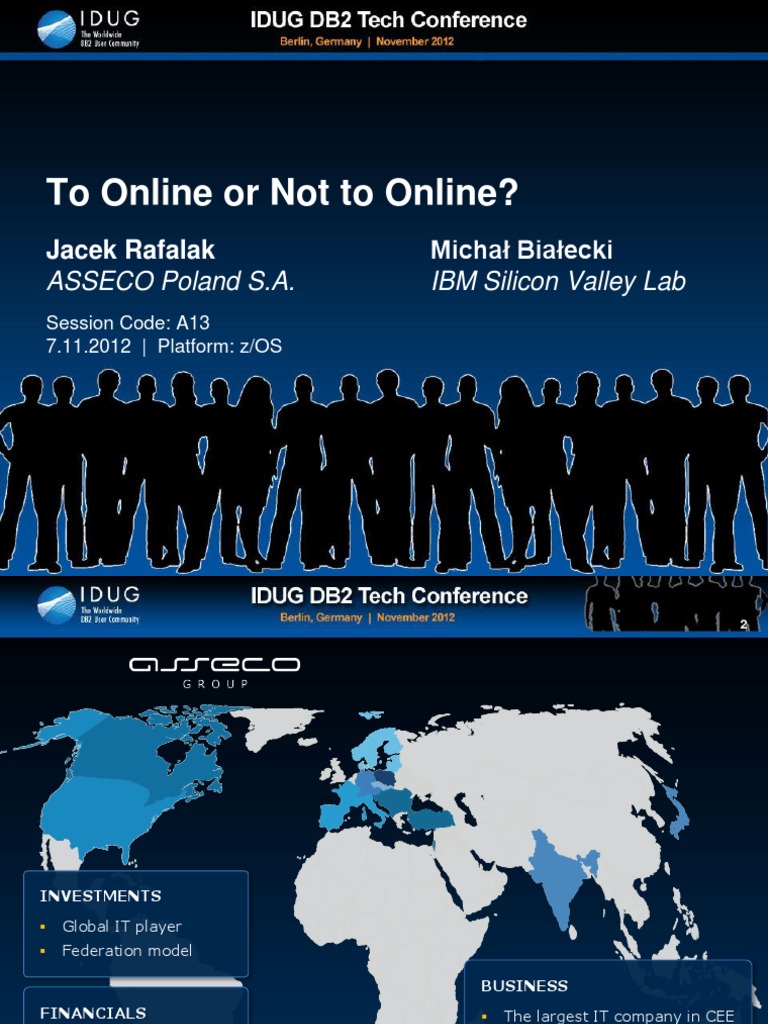 Idug Emea 2012 PDF | PDF | Ibm Db2 | Databases Idug Emea 2012 PDF | PDF | Ibm Db2 | Databases