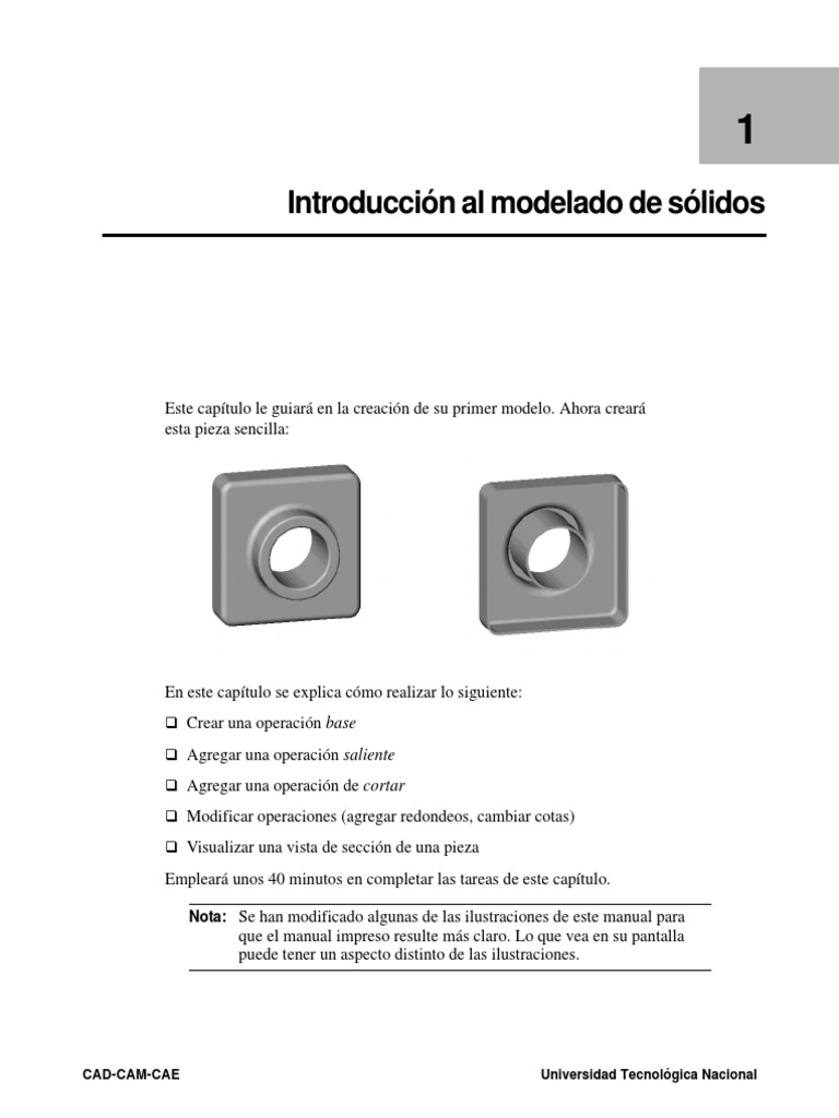 Modelado de Sólidos en SolidWorks | PDF | Point and Click | Archivo de ...