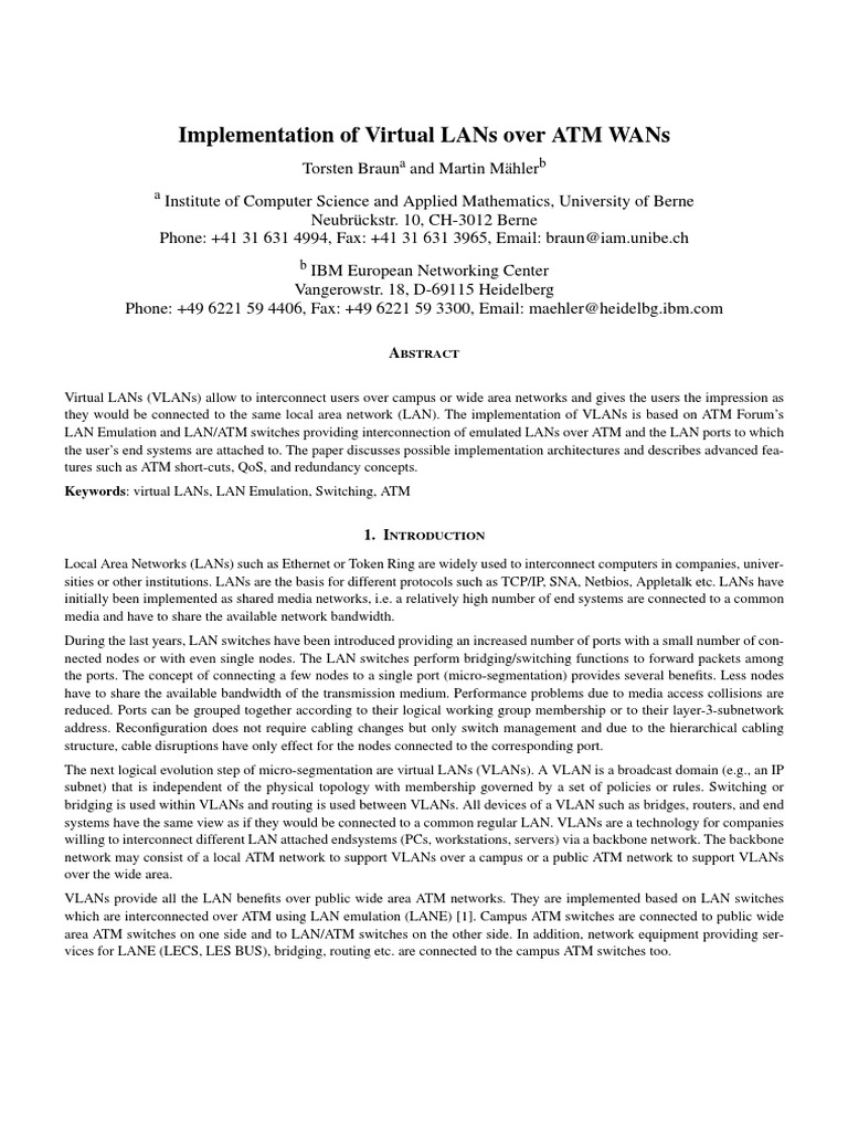 Ip Over Atm 3 | PDF | Local Area Network | Computer Network