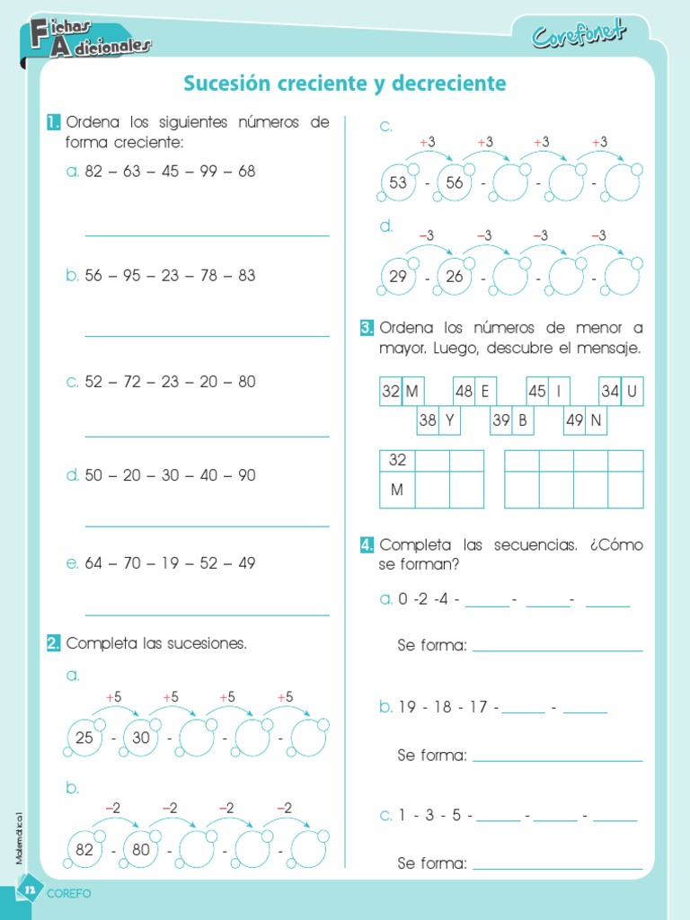 Sucesion Creciente y Decreciente | PDF