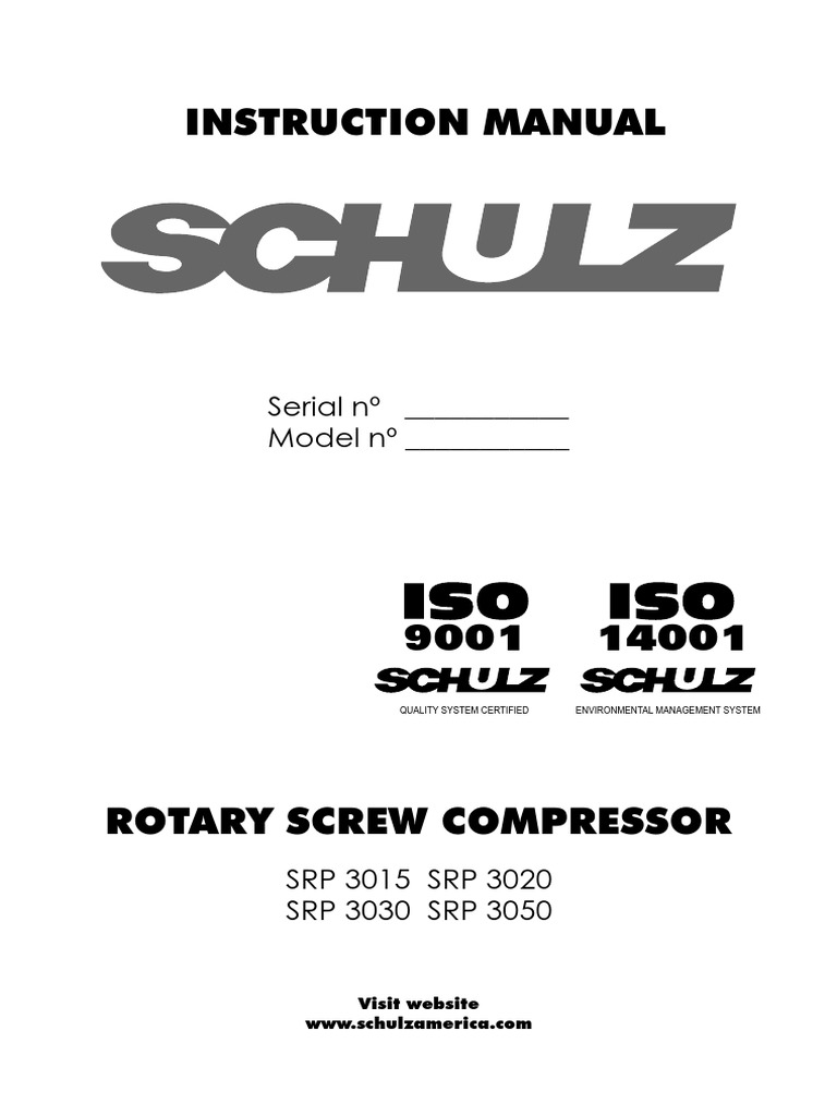 Screw-Compressors-Ver2 - Compresor Schulz SRP 3030 - Soplador de Melaza ...