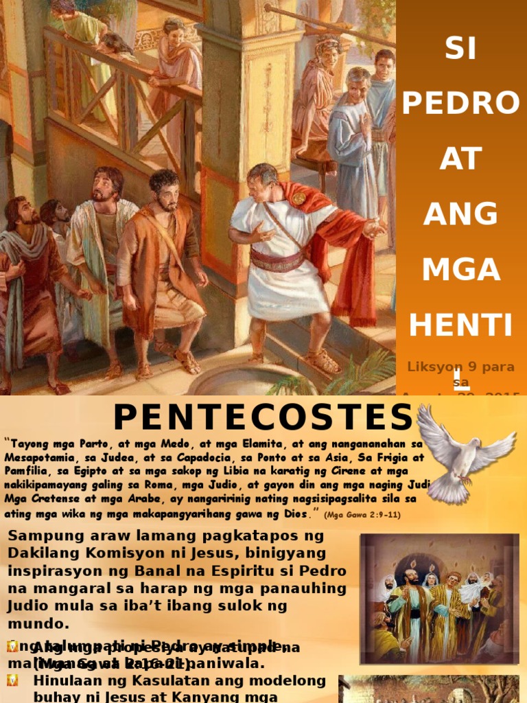 3rd Quarter 2015 Lesson 9 Tagalog Powerpoint Presentation | PDF