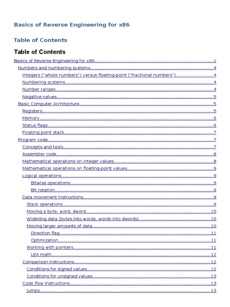 Basics of Reverse Engineering | PDF | Assembly Language | Subroutine