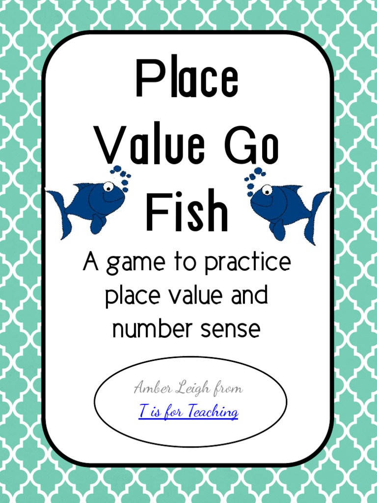 Place Value Go Fish Math Center | PDF | Learning