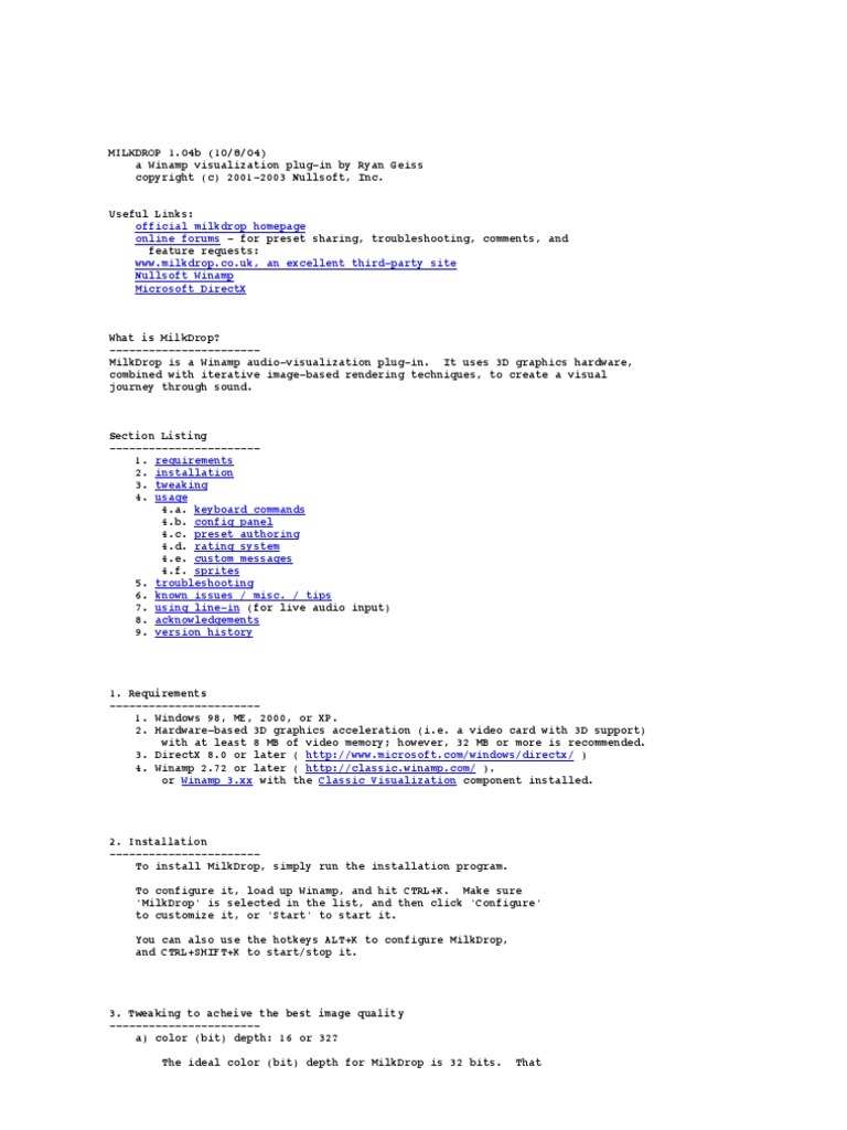 Milkdrop | PDF | Typefaces | Computer File