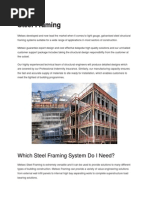 Metsec SFS Operations Installation | PDF | Framing (Construction) | Wall