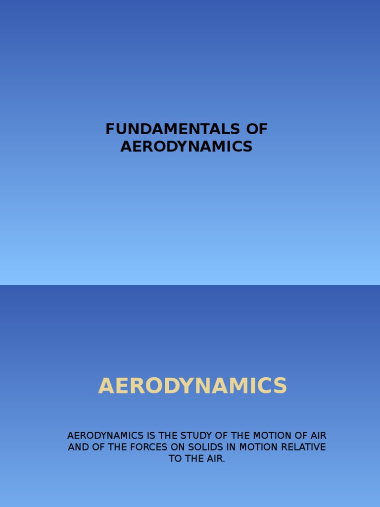 Fundamentals of Aerodynamics Reviewer Part 1 | PDF | Atmosphere Of ...