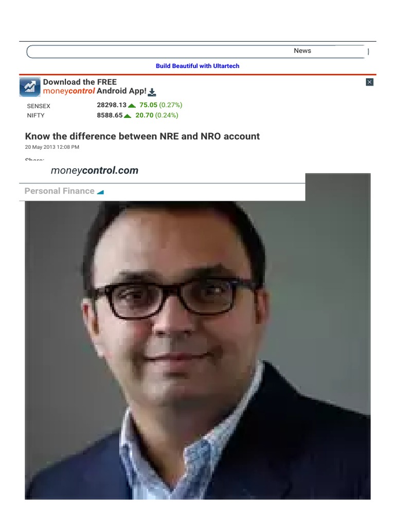 NRE vs NRO Accounts Explained | PDF | Investing | Money