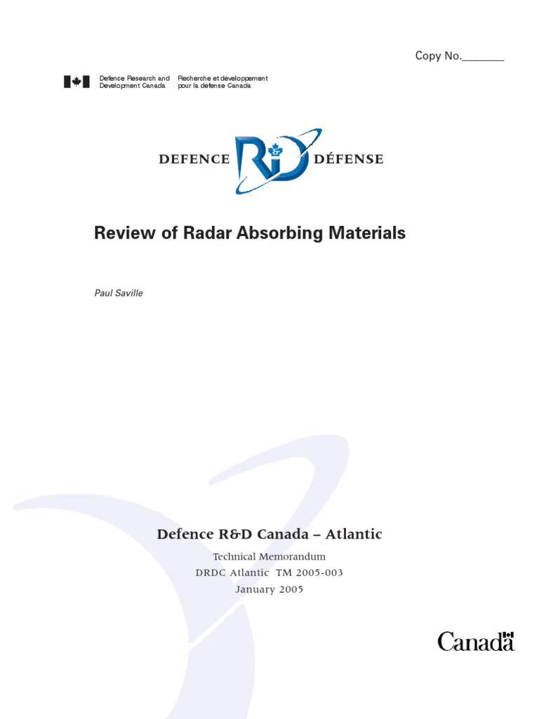 Radar Absorbing Material | PDF