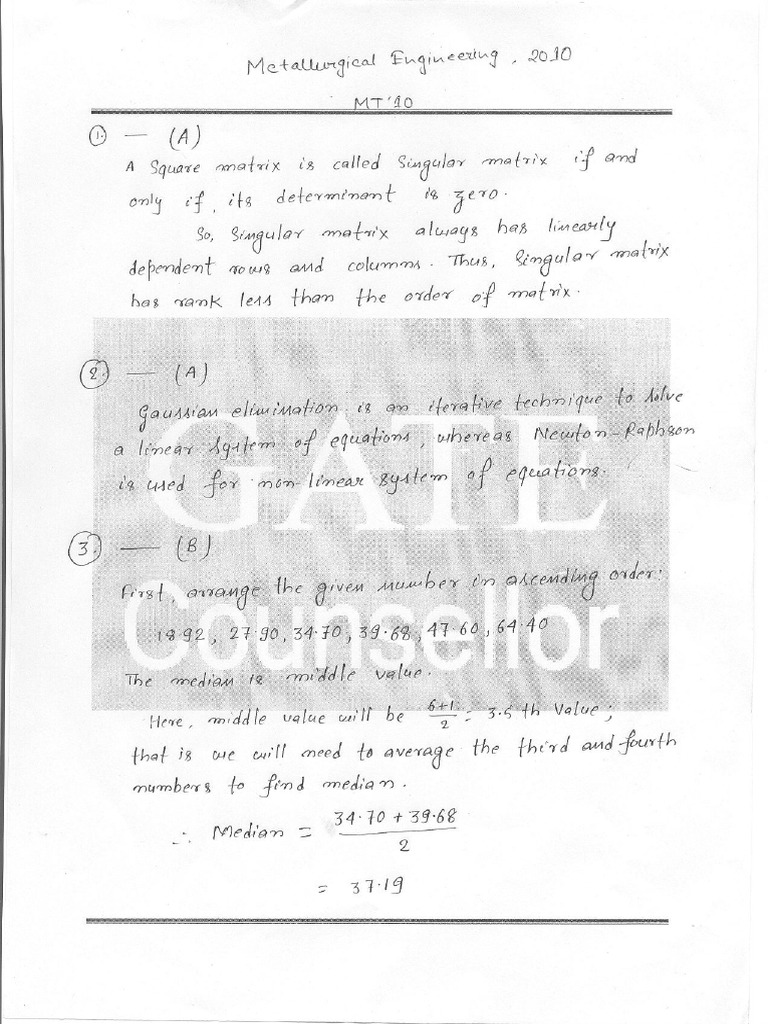 Gate 2010 Solutions Mt Pdf
