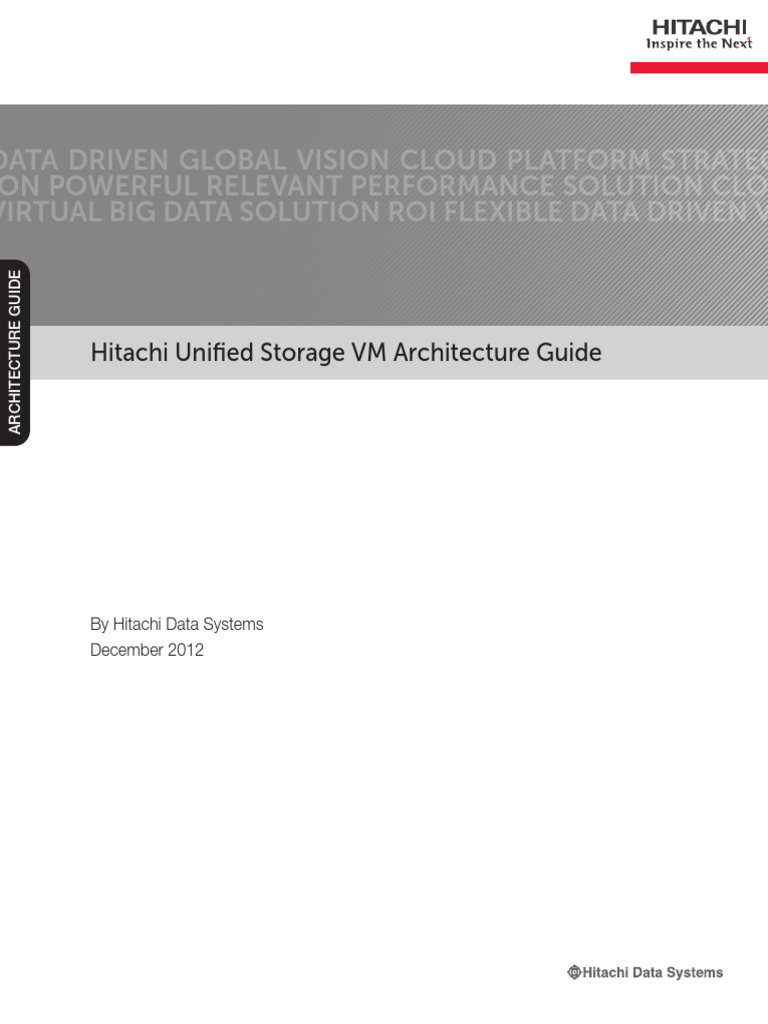 HUS VM Architecture | PDF | Virtualization | Provisioning