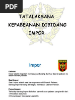 Contoh PIB Import BC 2.0 | PDF