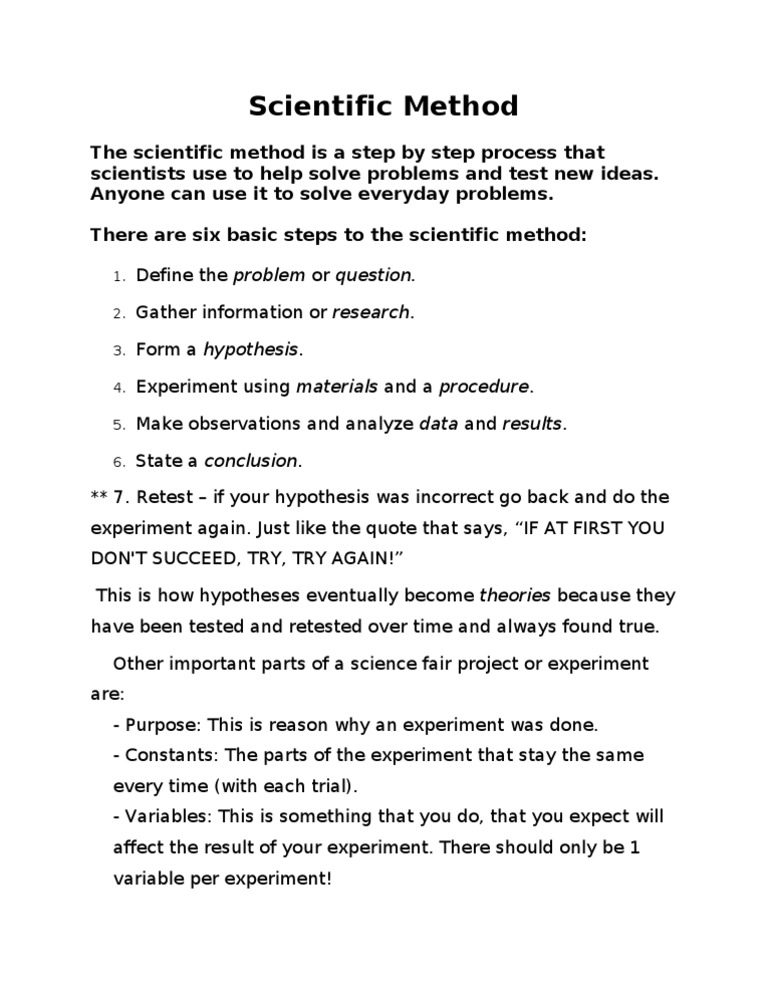Scientific Method Transparency | PDF | Experiment | Scientific Method