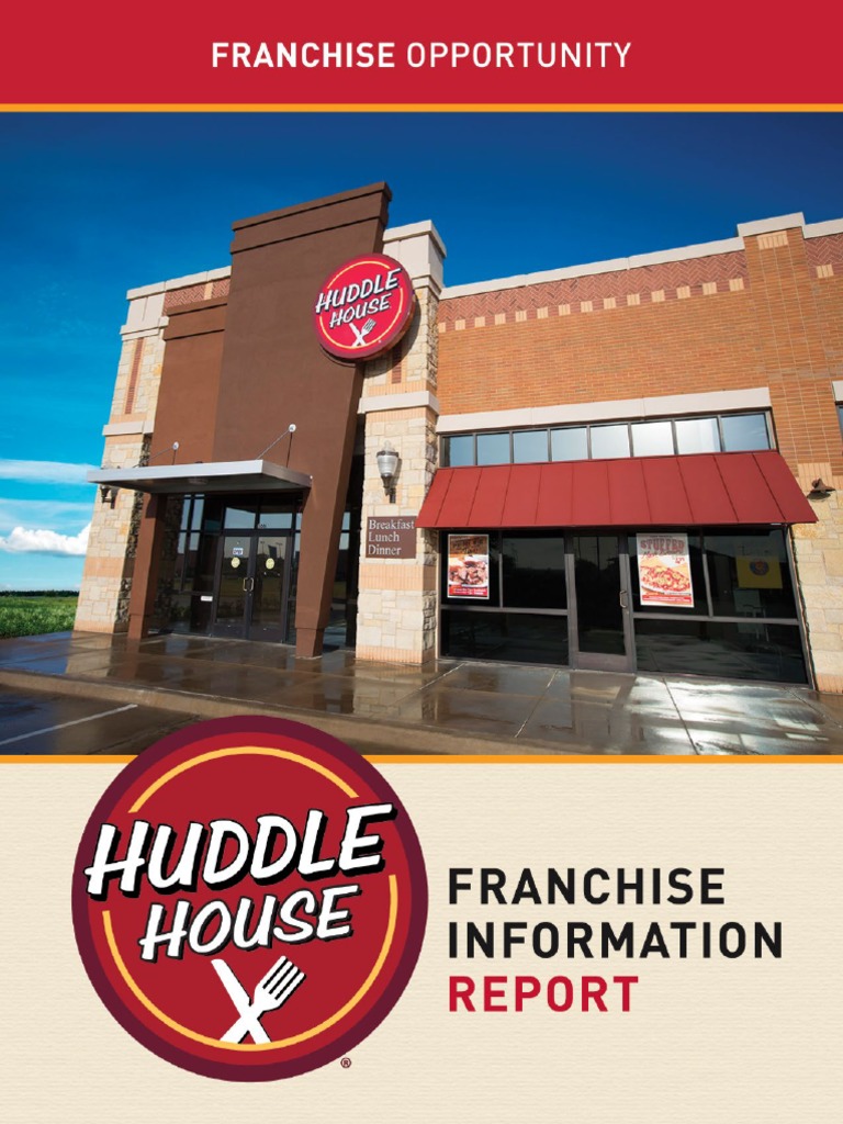 Huddle House | PDF | Small Business Administration | Franchising