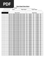Partial Interval Recording Data Sheet | PDF | Teaching Mathematics