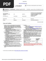 RedBus Ticket Format | PDF | Ticket (Admission) | Public Transport