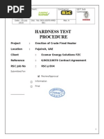 Hardness Test Quality Control and Inspection Report Form | PDF