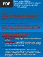Contoh Dokumen KA-ANDAL Lengkap | PDF