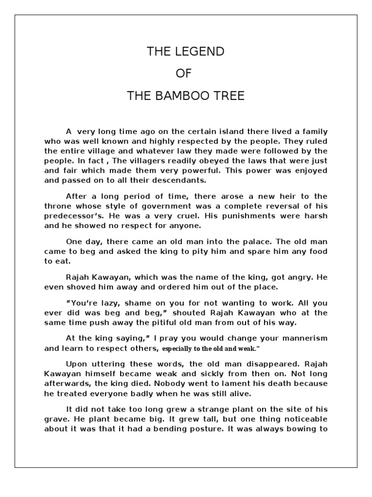 The Legend of The Bamboo Three | PDF