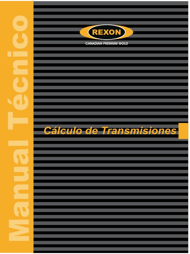 Manual Calculo de Transmisiones | PDF | Transmisión (Mecánica) | Vatio