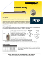 Center Drill Dimensions and Sizes Chart | PDF