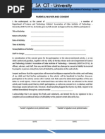 Parental Waiver and Consent Form | PDF