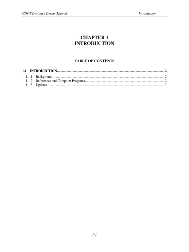 CDOT Drainage Design Manual | Download Free PDF | Hydrology | Engineering