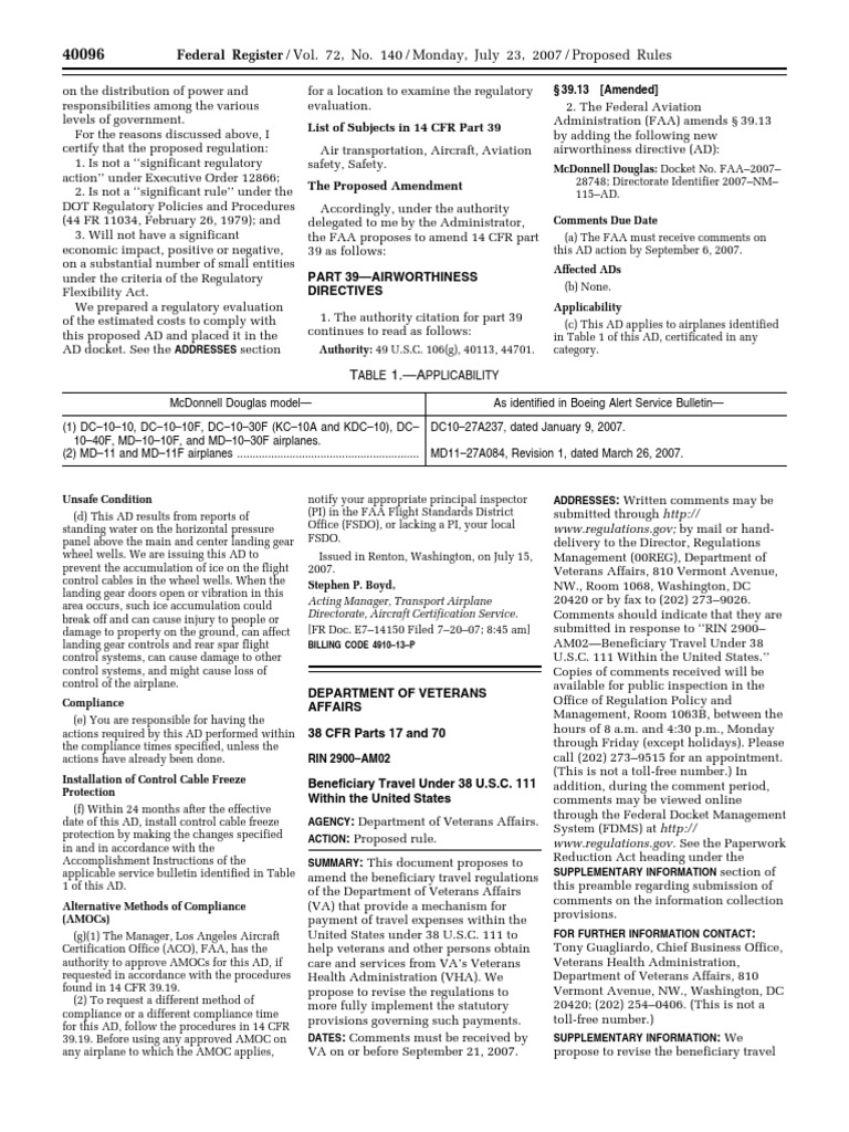 Proposed Rule: Medical benefits: Veterans health administration ...