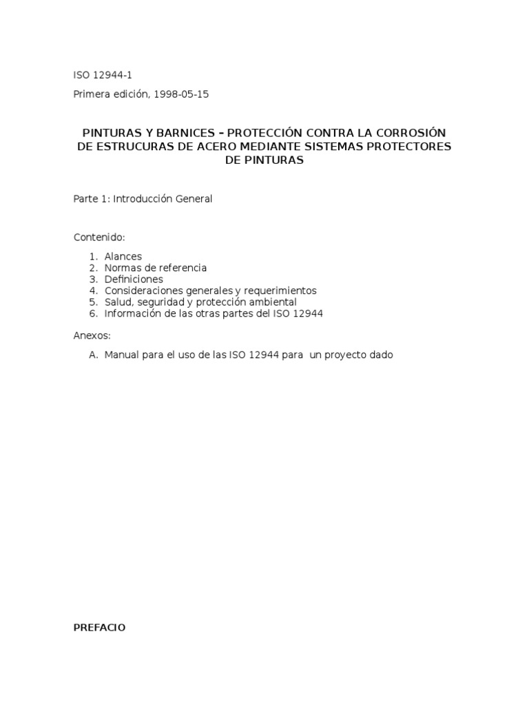 Iso 12944-1 Traducción | PDF | Revestimiento | Pintar