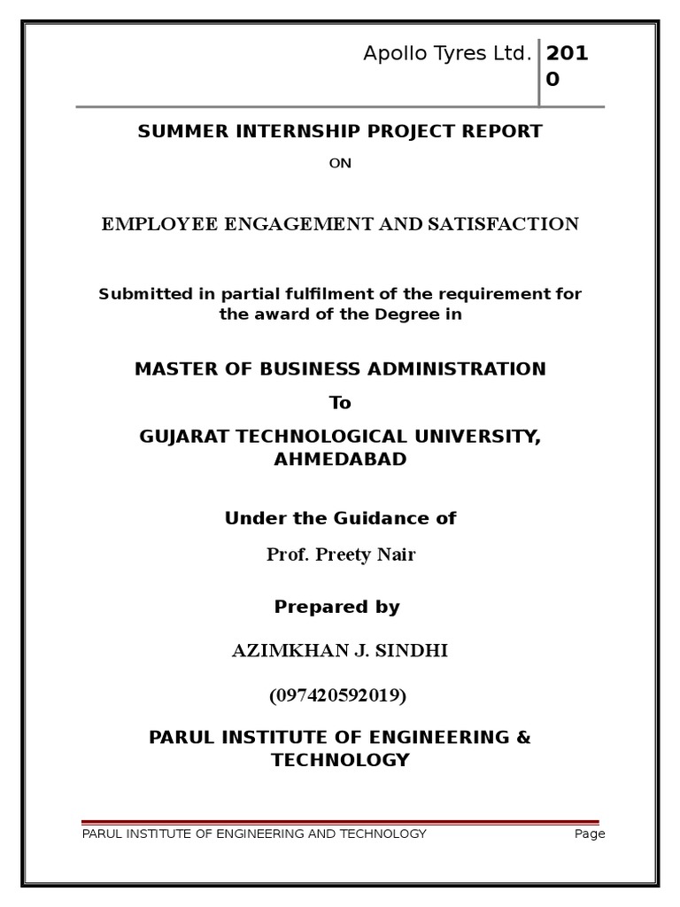 Ee Final Report | PDF | Employment | Innovation