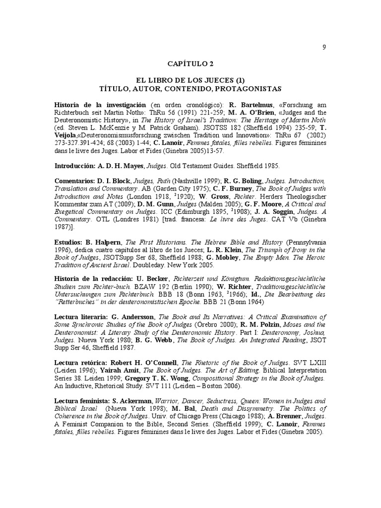 02 El Libro de Los Jueces | PDF | Book Of Judges | Samson