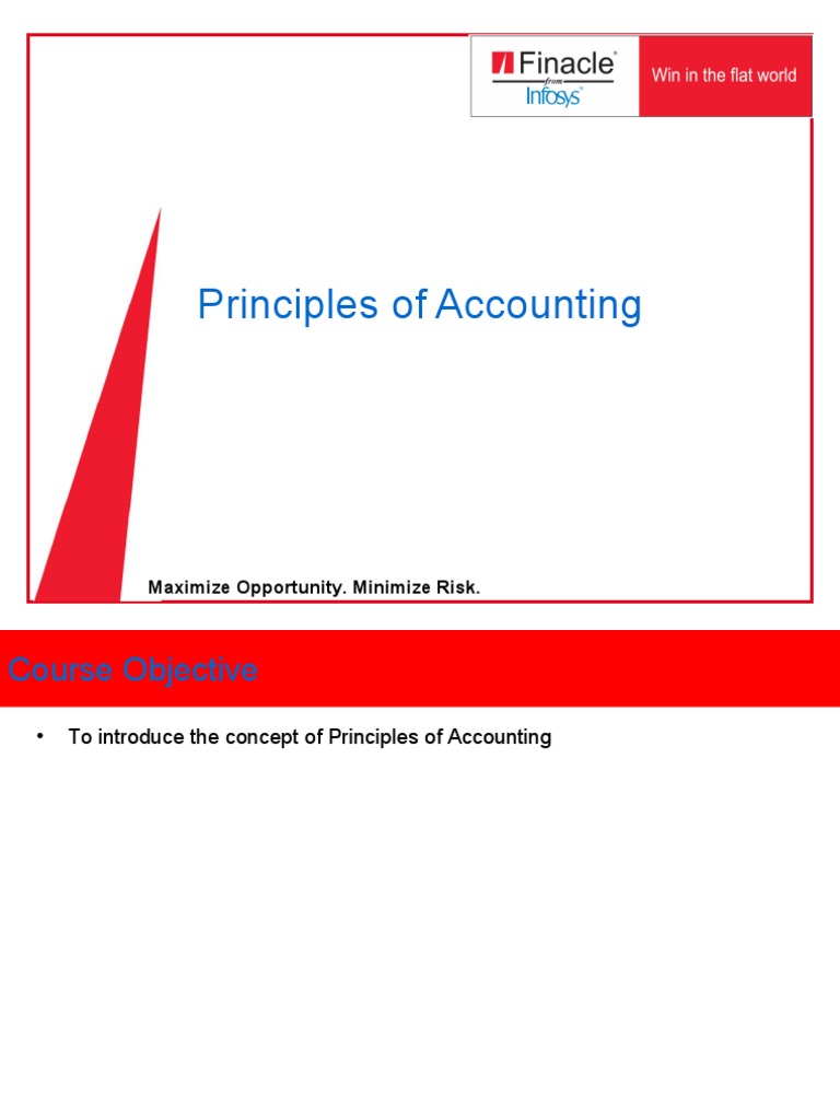 Principles of Accounting | PDF | Debits And Credits | Deposit Account