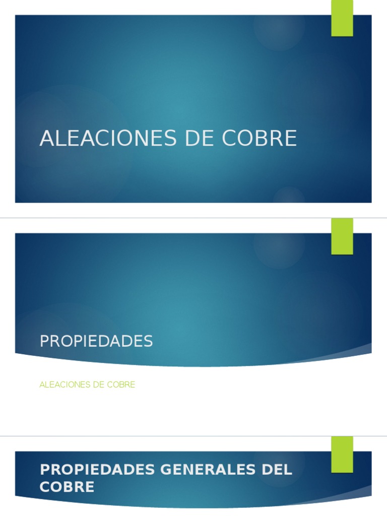 Aleaciones de Cobre | PDF | Cobre | Corrosión
