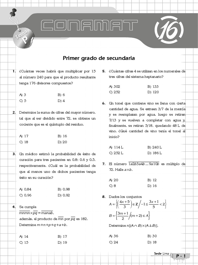 Conamat 16 | PDF | Triángulo | Politopos