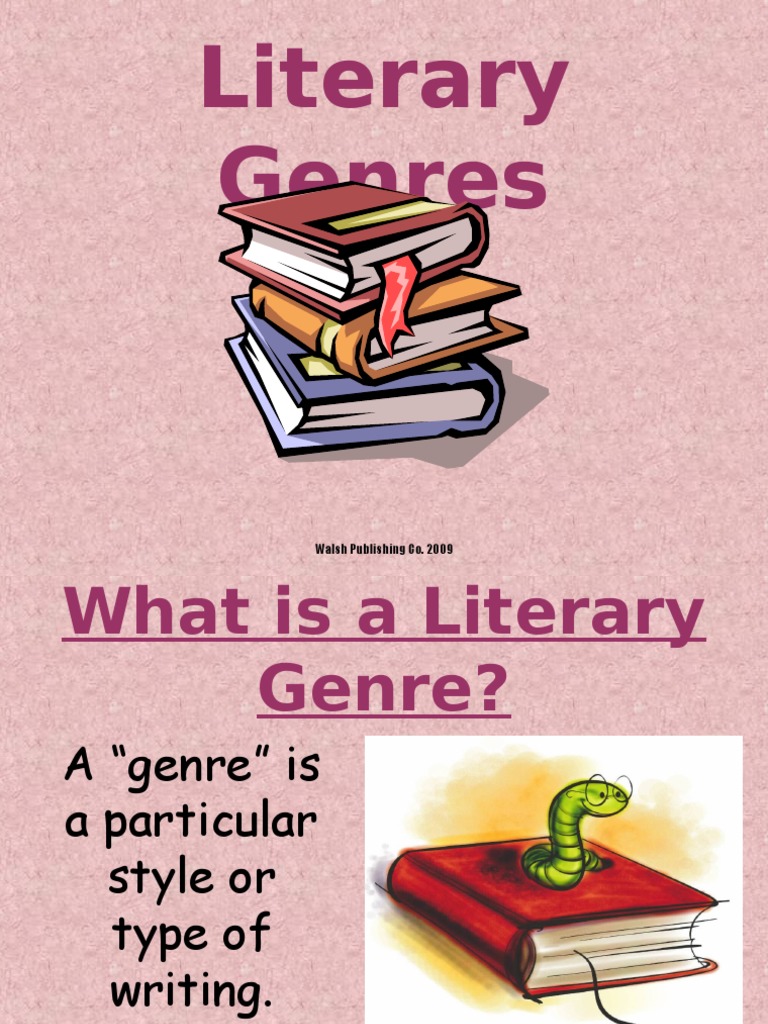 Ppt The Four Main Genres Of Literature Powerpoint Literature | PPT