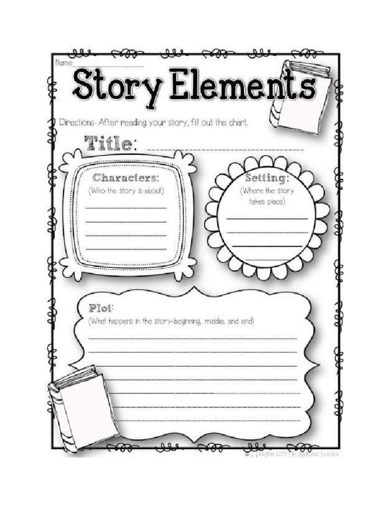 Elements of A Story Worksheet | PDF