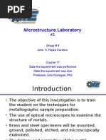 Microstructure Examination of Steel Lab Report | PDF | Heat Treating ...